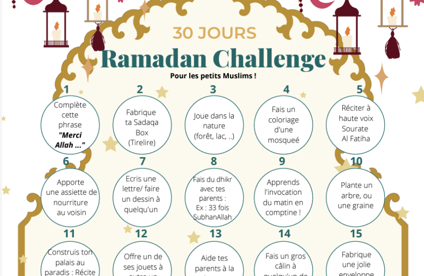 Tuto :Calendrier de Ramadan Ludique pour ses Enfants